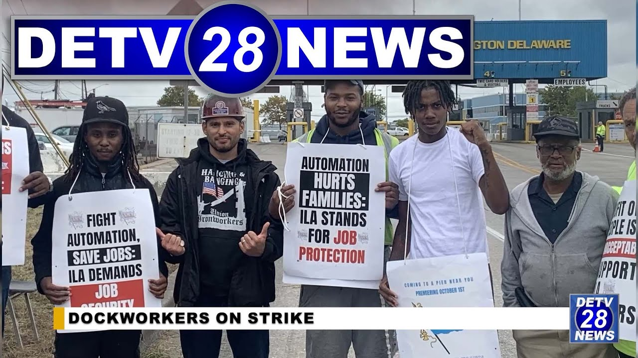 DETV News Brief | TOP STORY: A major strike shuts down East Coast ports ...