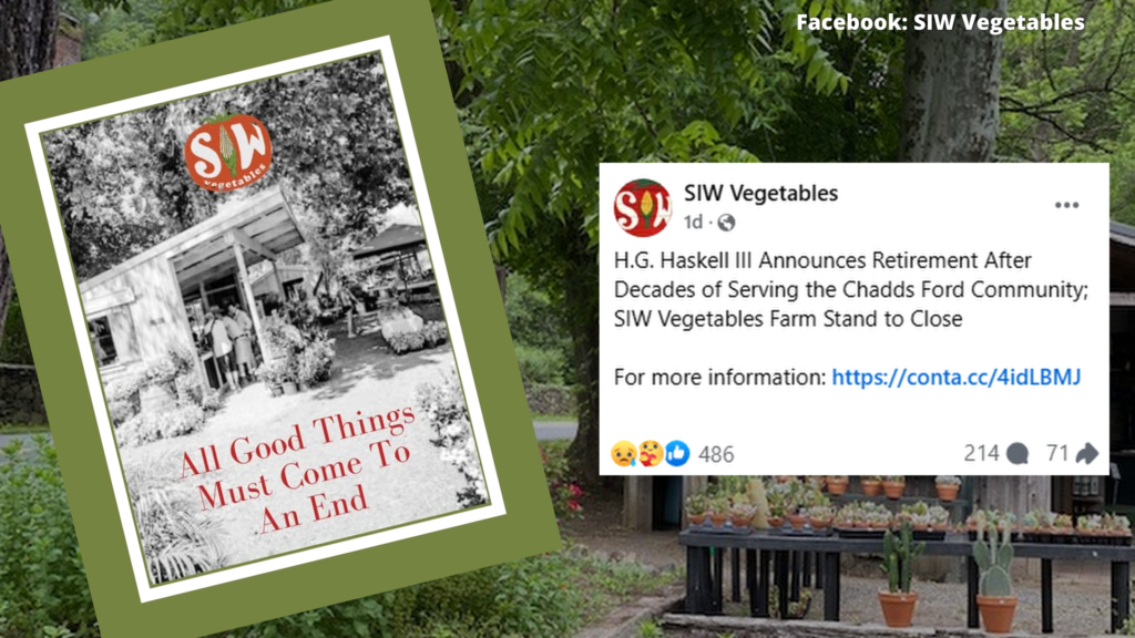 Chadds Ford Farmstand Closes After Nearly 40 Years - DETVCH